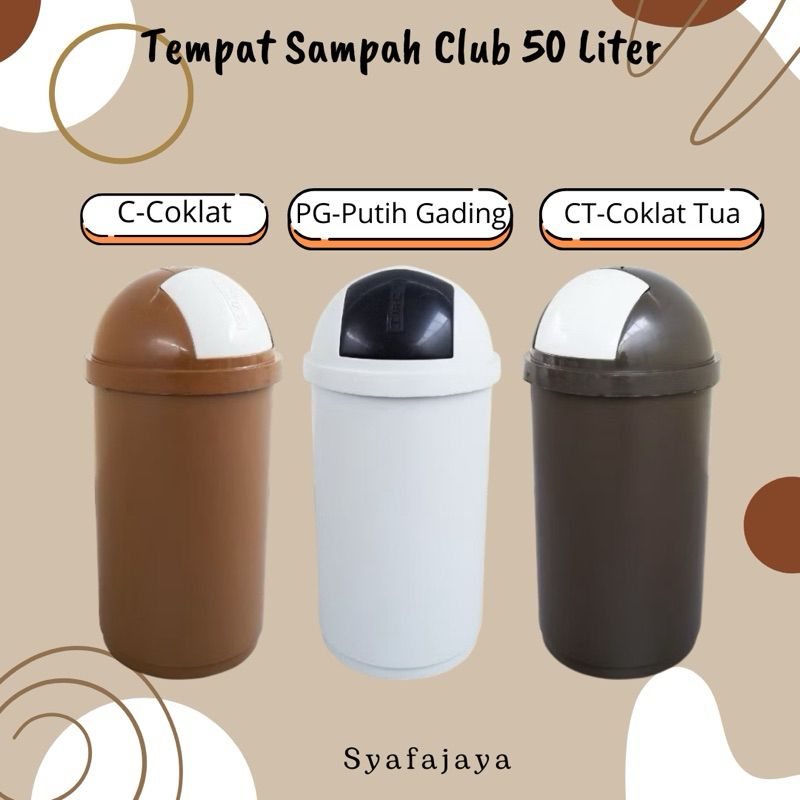 Jual Dustbin 50 Liter DB-3001 - Tong Sampah Plastik - Tempat Sampah ...