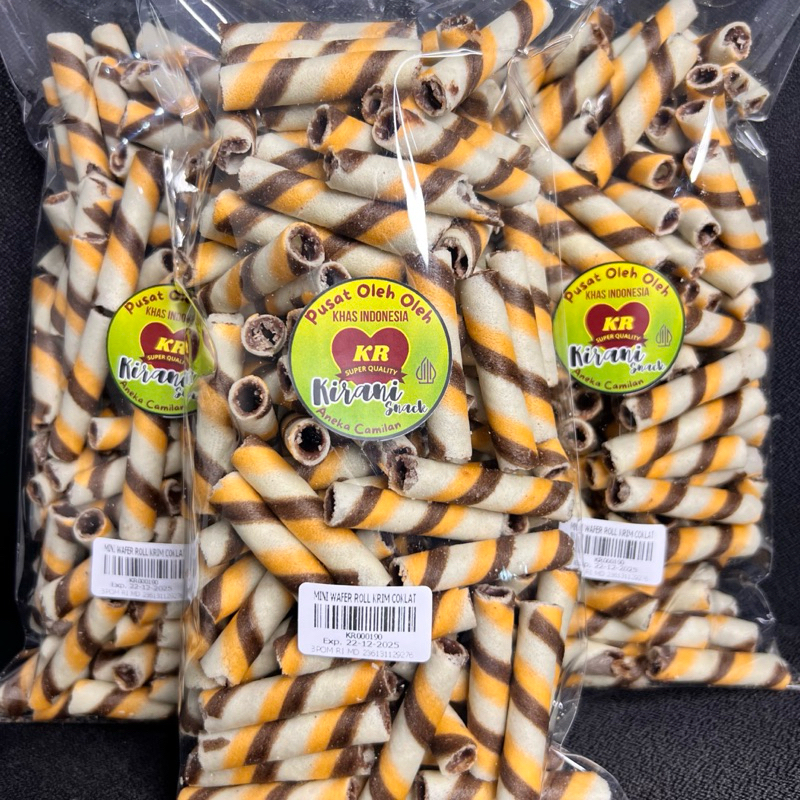 Jual MINI WAFER ROLL KRIM COKLAT | Shopee Indonesia