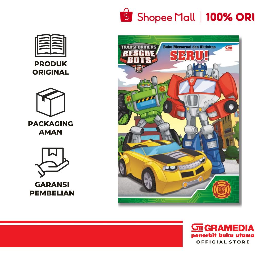 Jual GPU - TRANSFORMERS RESCUE BOTS: BUKU MEWARNAI DAN AKTIVITAS SERU! | Shopee Indonesia