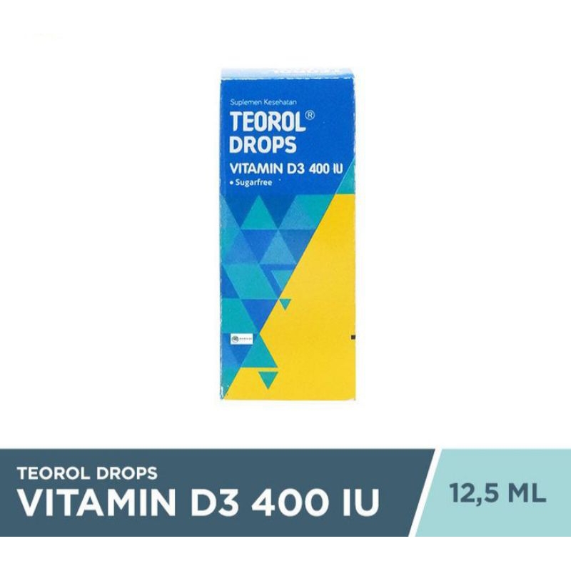 Jual TEOROL DROPS VITAMIN D3 400 IU | Shopee Indonesia