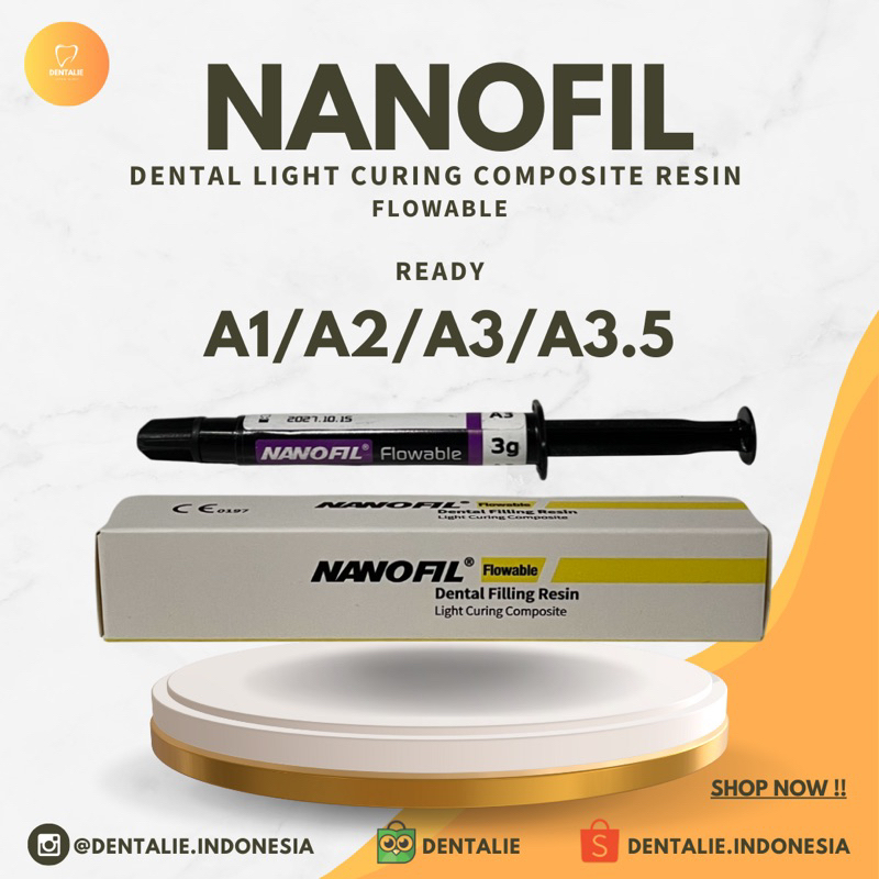 Jual FLOWABLE COMPOSITE NANOFIL Dental Filling Resin Light Curing ...