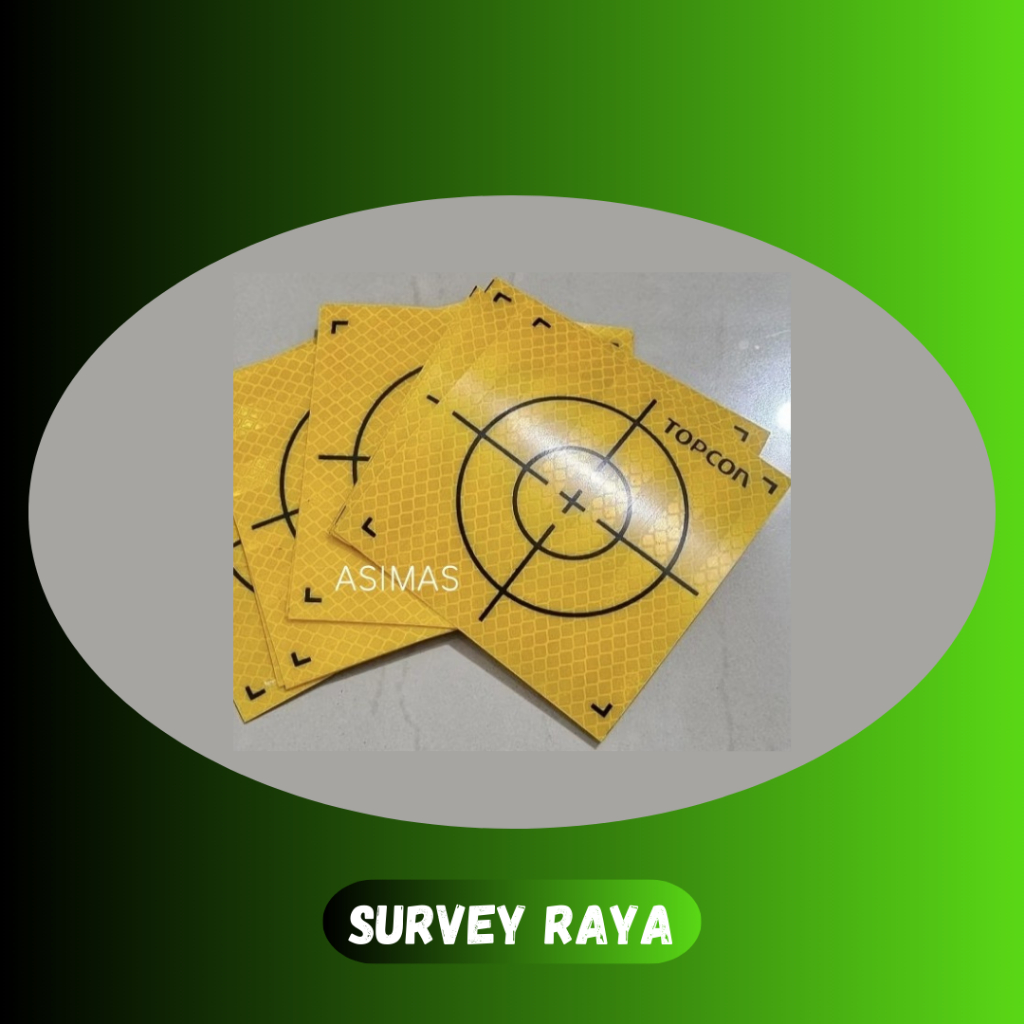 Jual Sticker Target Topcon Survey Reflector Sheet Reflective Tape ...