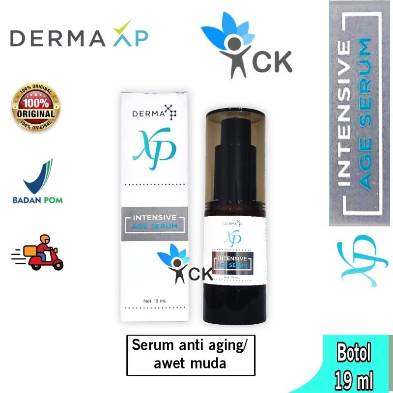 Jual DERMA XP INTENSIVE AGE SERUM 19 ML mencegah penuaan dan mengurangi ...