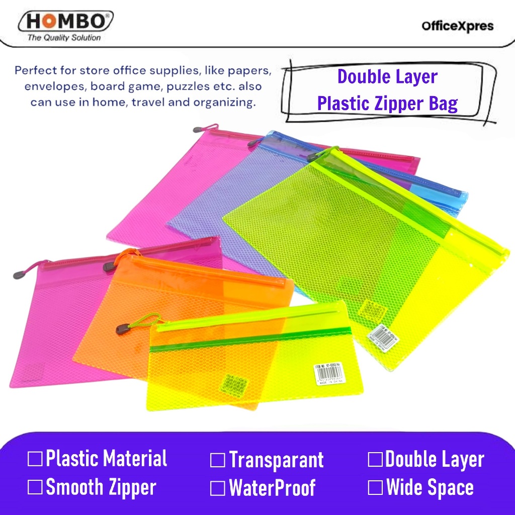 Jual Map Zipper Sleting / Ziper Bag Plastic / Map Sleting / Map Plastik ...