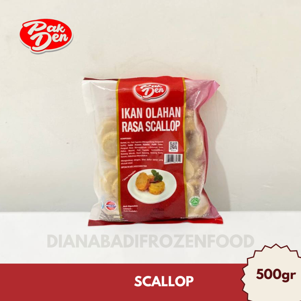 Jual PAK DEN Scallop Ikan Olahan 500 gr | Shopee Indonesia