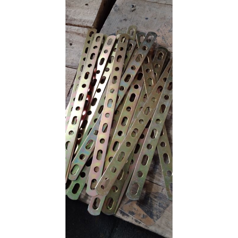 Jual Bracket plat universal bracket lurus lubang 1,4 mm panjang 30 cm ...