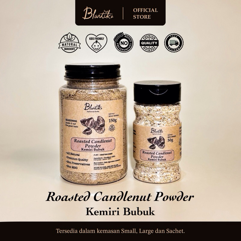 Jual Blantika - Kemiri Halus Bubuk / Ground Candlenut / Kemiri Giling ...