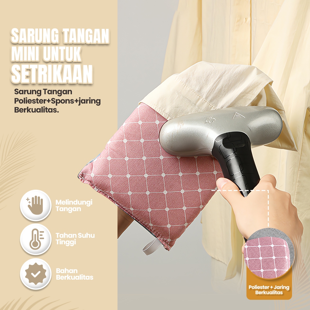 Jual Sarung Tangan Setrika Uap Genggam Alas Papan Setrikaan Portable ...