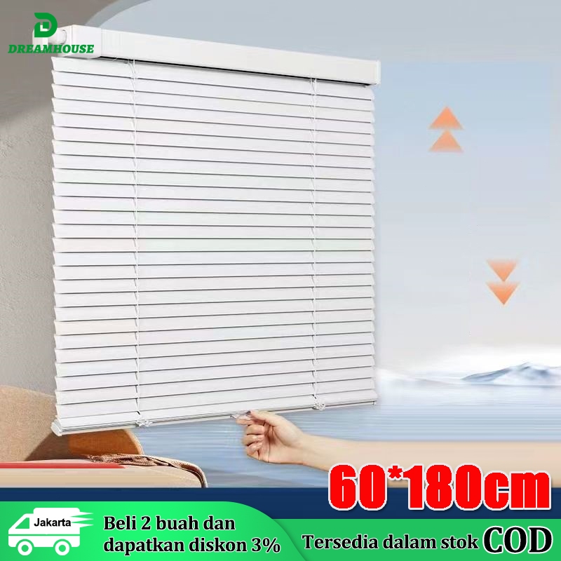 Jual Tirai Jendela PVC Tirai Gulung Gorden Jendela Venetian Blind ...