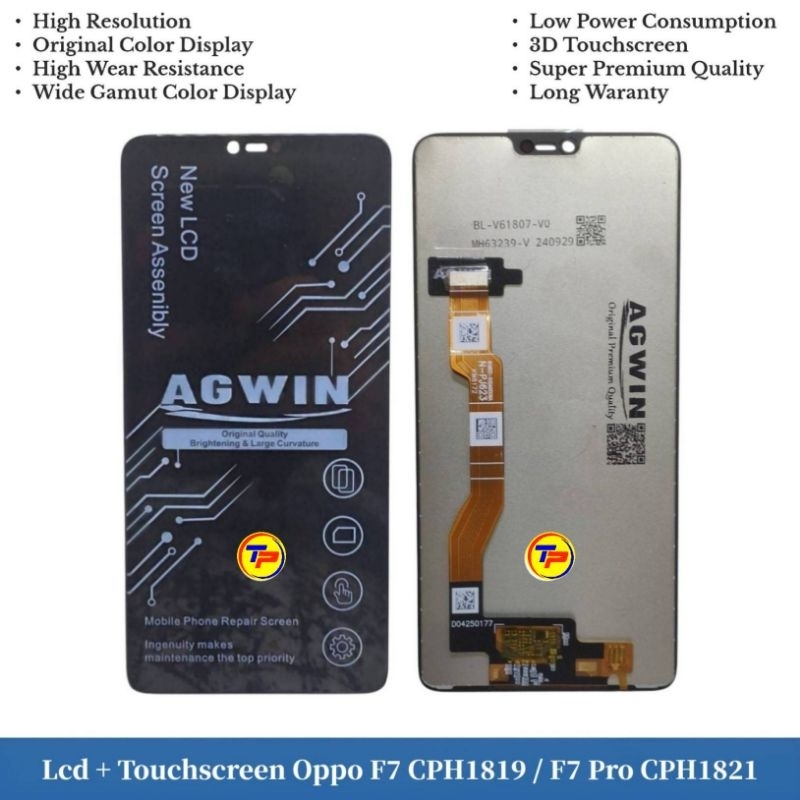 Jual Lcd + Touchscreen Oppo F7 CPH1819 / F7 Pro CPH1821 | Shopee Indonesia