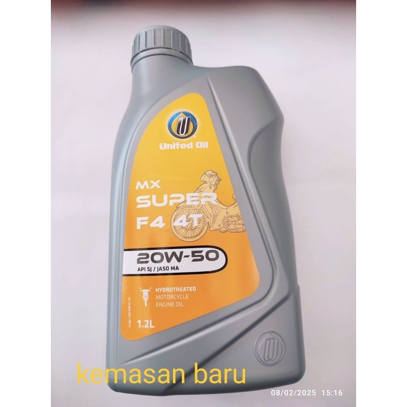Jual Oli Mesin United 1,2 lt untuk Roda 3 Original | Shopee Indonesia