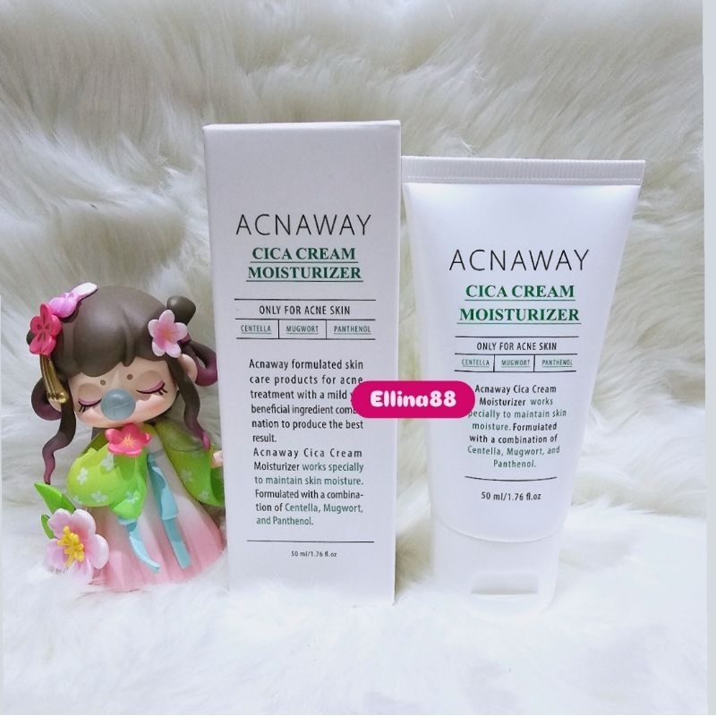 Jual Acnaway Cica Cream Moisturizer Centella+ Mugwort+ Panthenol 50ml ...