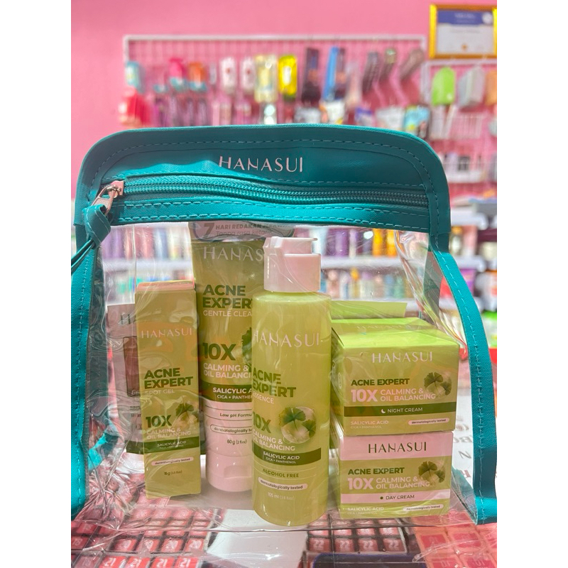 Jual ISI 5 HANASUI PAKET ACNE || NEW PAKETAN HANASUI ACNE EXPERT ...