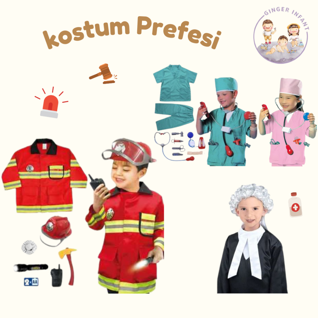 Jual GINGERINFANT baju kostum anak baju provesi anak baju doctor bedah ...