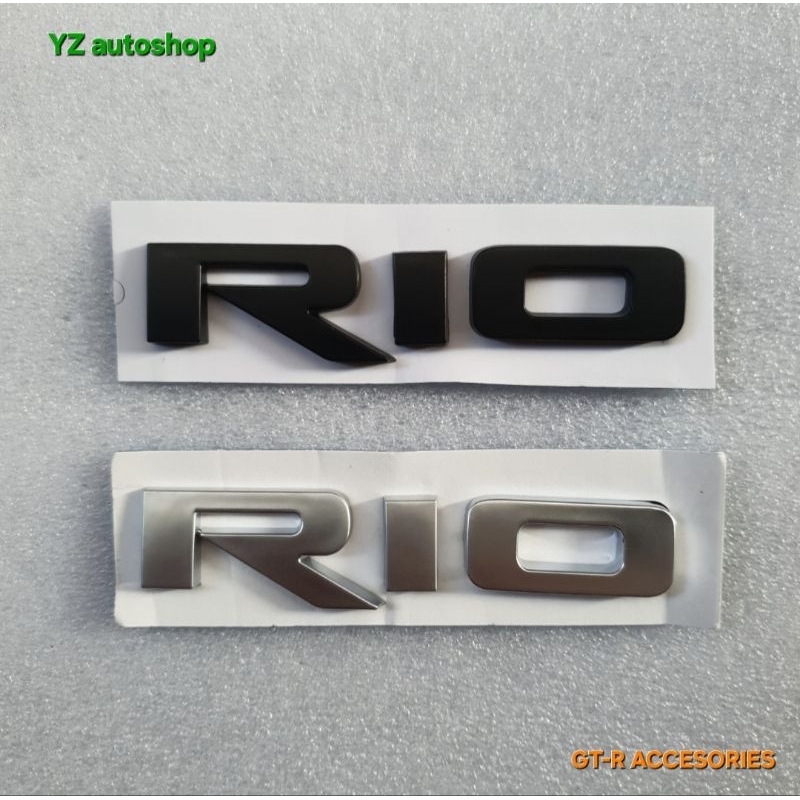 Jual Emblem RIO ( for.KIA ) | Shopee Indonesia