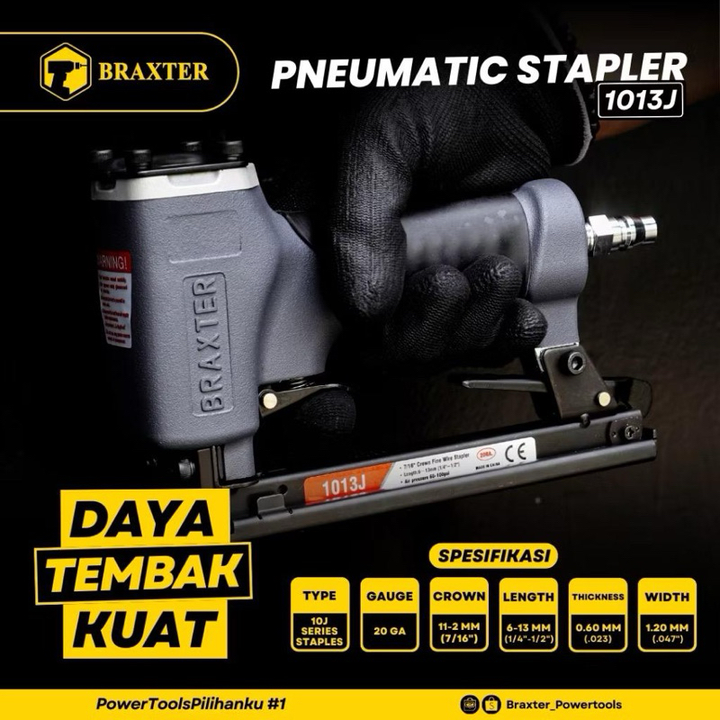 Jual DJM - 1013J PNEUMATIC STAPLER / STAPLER TEMBAK / STAPLES TEMBAK ...