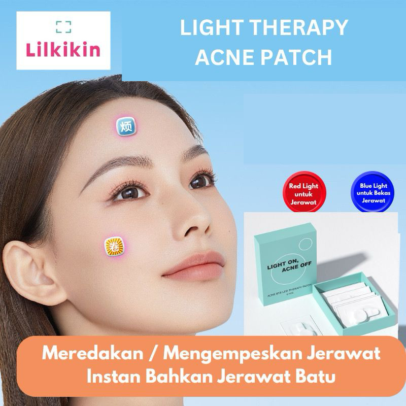 Jual [Lilkikin] Light Therapy Acne Patch | LED Red & Blue Light Skin ...