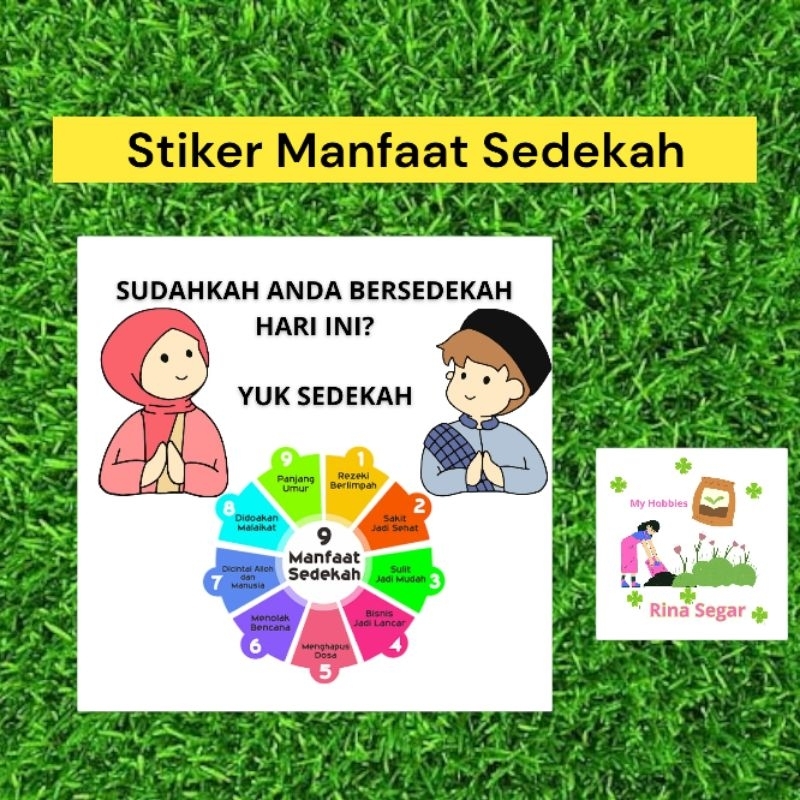 Jual Stiker Vynil Slogan Anak Sedekah - Stiker Logo Tempel Anak ...