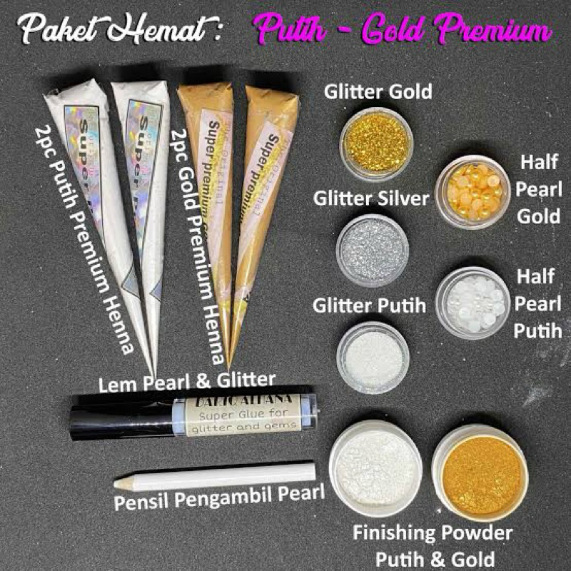 Jual PAKET HENNA PENGANTIN | Shopee Indonesia