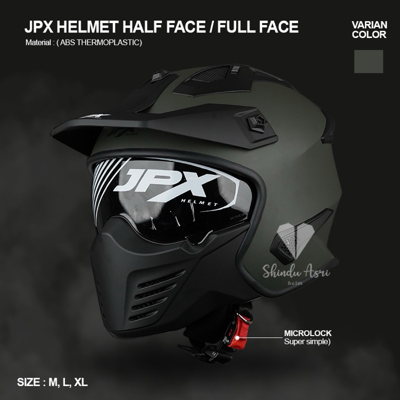 Jual HELM JPX MX Modular Original | Shopee Indonesia