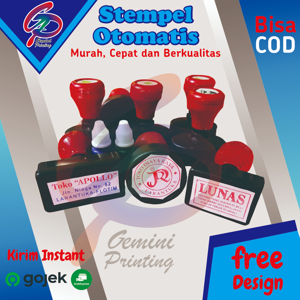 Jual Stempel Otomatis Murah, Stempel Custom, Stempel Lunas, Stempel Nama, Stempel TandaTangan ...