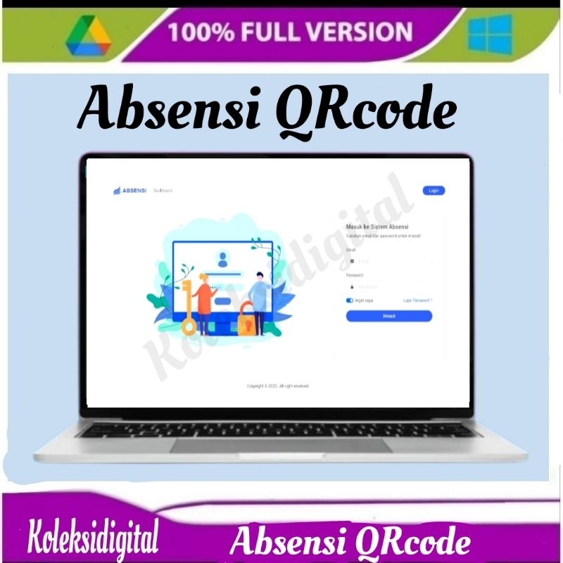 Jual Aplikasi Source Code Absensi Siswa berbasis Qr code dan notif apiWA | Shopee Indonesia