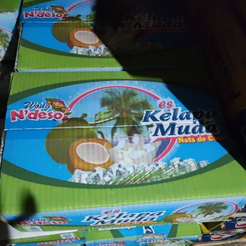 Jual Wong Ndeso Kelapa Muda Gelas per Dus | Shopee Indonesia