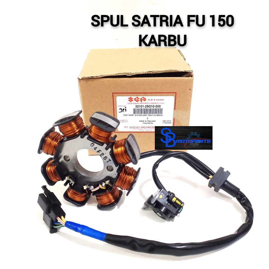 Jual SPUL SPULL ASSY STATOR SATRIA FU 150 NEW LAMA ASLI SGP | Shopee Indonesia