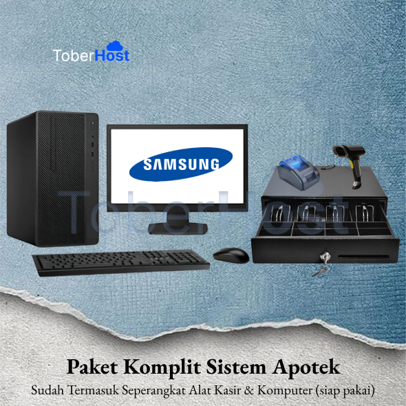 Jual Paket Komplit Sistem Apotek Sudah Termasuk Seperangkat Alat Kasir ...