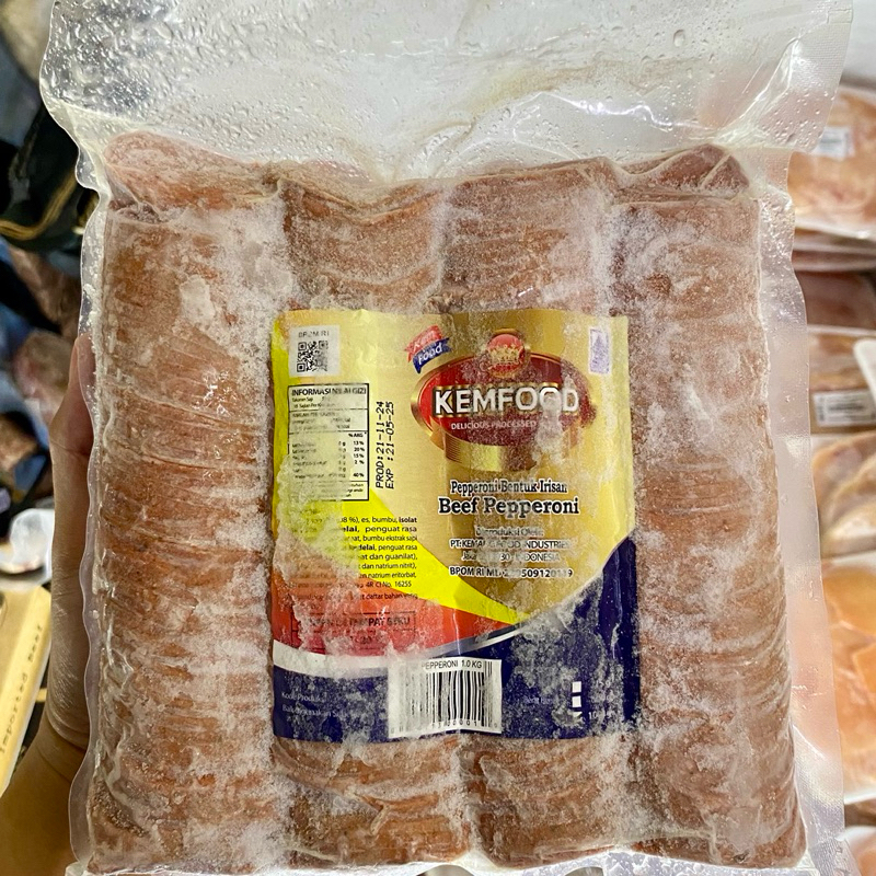 Jual Kemfood Beef Pepperoni 1kg | Shopee Indonesia