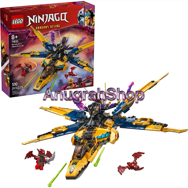 Jual LEGO 71833 NINJAGO Ras and Arin Super Storm Jet | Shopee Indonesia