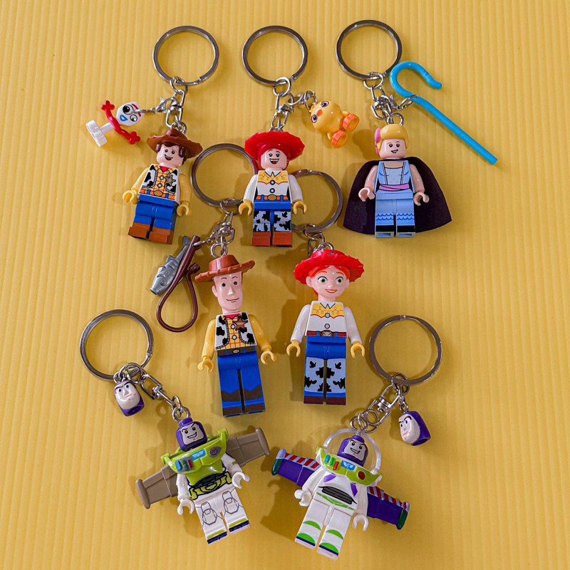 Jual GANTUNGAN KUNCI KEYCHAIN TOY STORY COUPLE WOODY JESSIE BUZZ ...