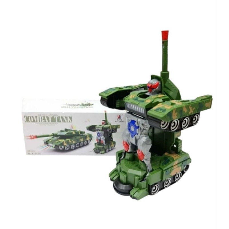 Jual Mainan Mobil Tank Militer 2 in 1 Jadi Robot Untuk Buat {Kado Ulang ...