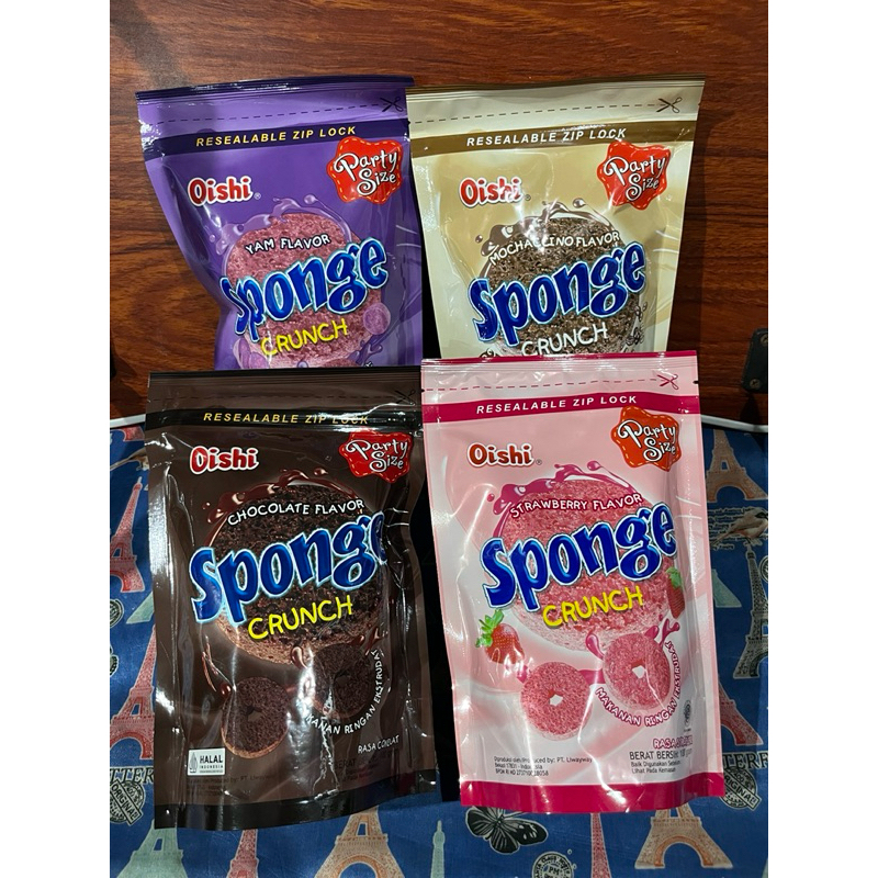 Jual oishi sponge crunch 100gr all varian | Shopee Indonesia