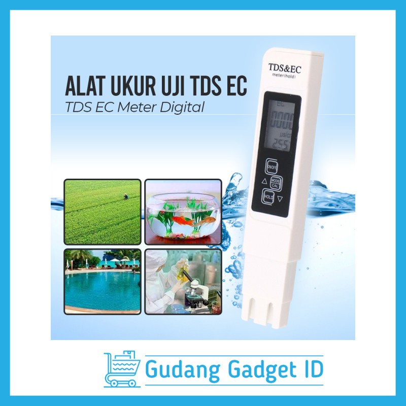 Jual Alat Ukur Uji TDS Dan EC Meter Digital Kualitas Air Minum ...