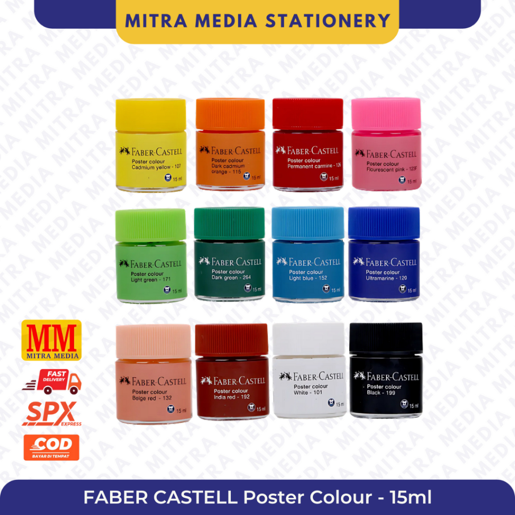 Jual Faber Castell Poster Colour 15ml | Shopee Indonesia