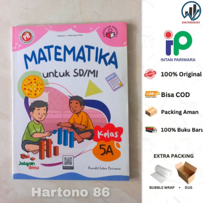 Jual Buku PR interaktif MATEMATIKA SD/MI Kelas 5 jilid 5A kurikulum intan pariwara | Shopee ...