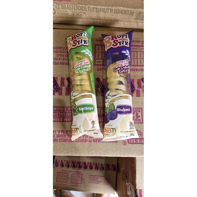 Jual Roti Stick stik all variant 45gram per pcs | Shopee Indonesia