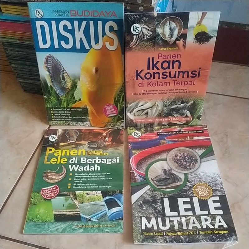 Jual BUKU PAKET PERIKANAN PANDUAN PRAKTIS BUDIDAYA DISCUS PANEN IKAN ...