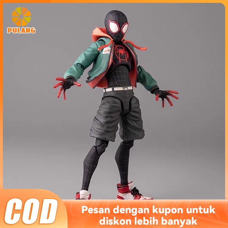 Jual Pulang Model Manusia Laba-laba Figur aksi Spider-Man Miles Action Figure Boneka Spiderman ...