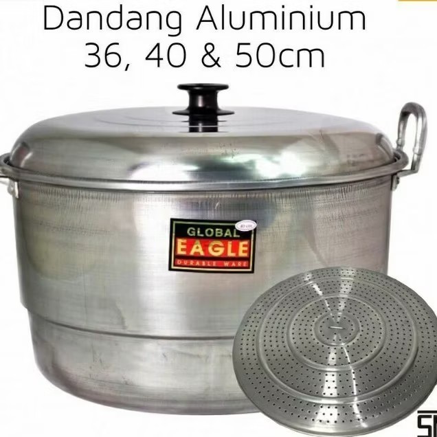 Jual Panci Dandang Kukus 36 40 45 50 55 60 CM Aluminium Global Eagle ...