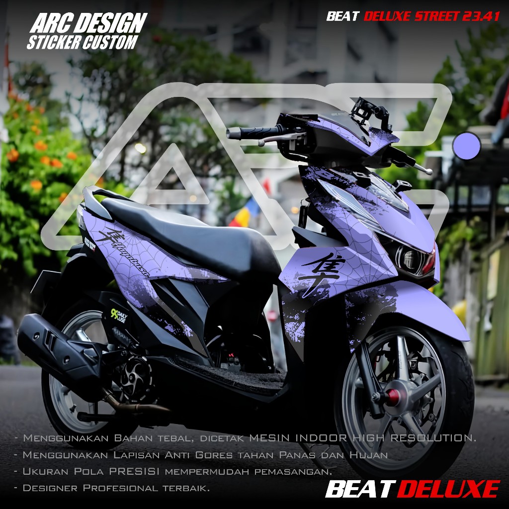 Jual (COD PROMO) TERBARU Decal Sticker Honda Beat DELUXE STREET CBS ...