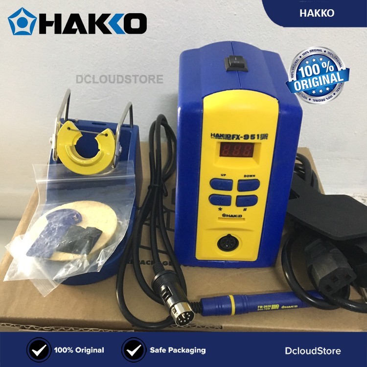 Jual SOLDER STATION HAKKO FX 951 75W ORIGINAL DIGITAL SOLDERING KIT ...