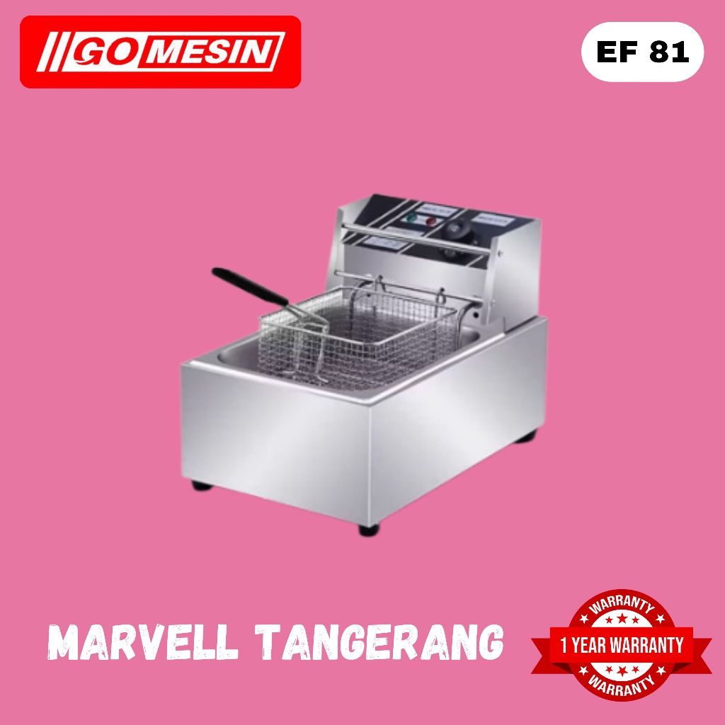 Jual GOMESIN EF 81 Electric Deep Fryer / Deep Fryer Listrik 1 Tangki ...