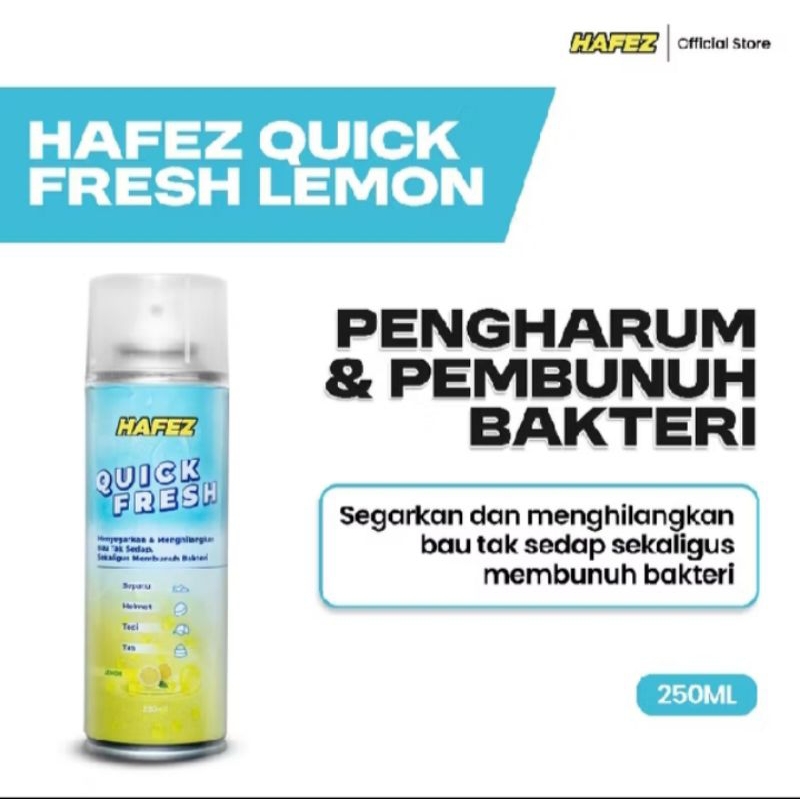 Jual Hafez Quick Fresh - Botol parfum sepatu/Helm Fragrance 250ml ...