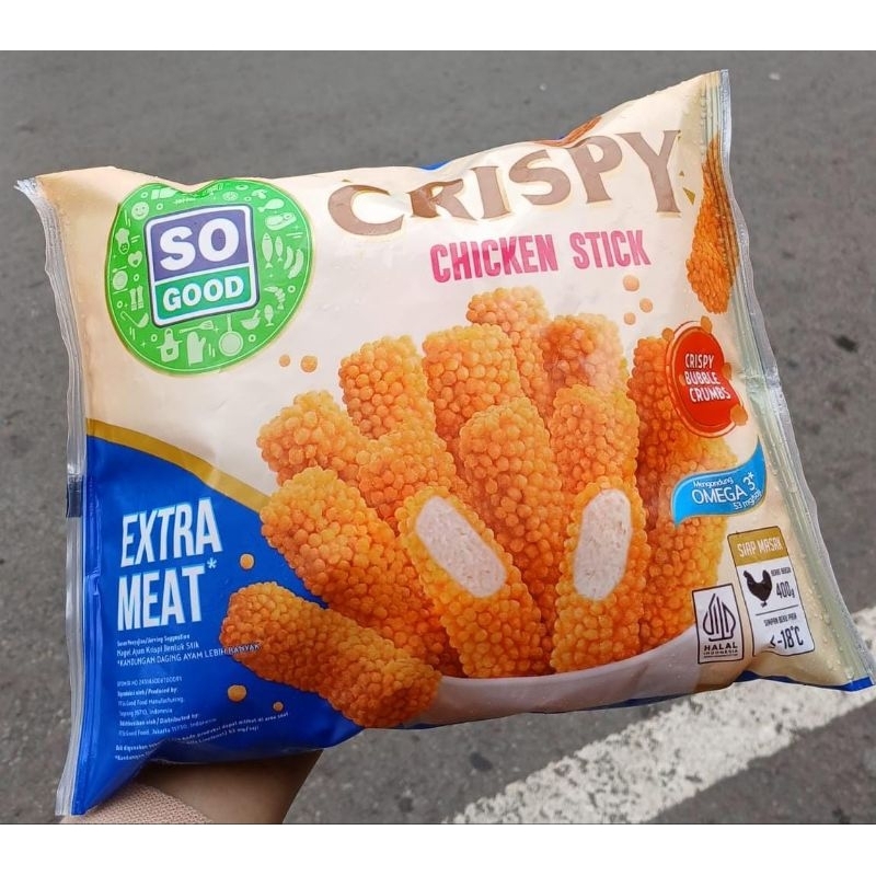 Jual So Good Nugget Crispy Stik 400 gr | Shopee Indonesia