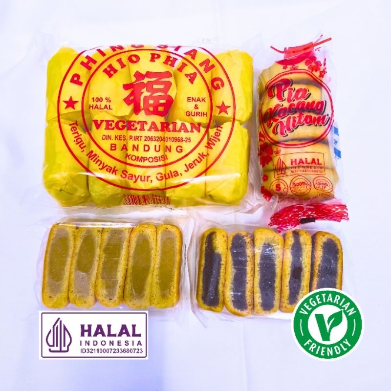 Jual Paket Pia Vegetarian PHING SIANG, Hio Pia, Pia Kacang Hitam, Kue ...
