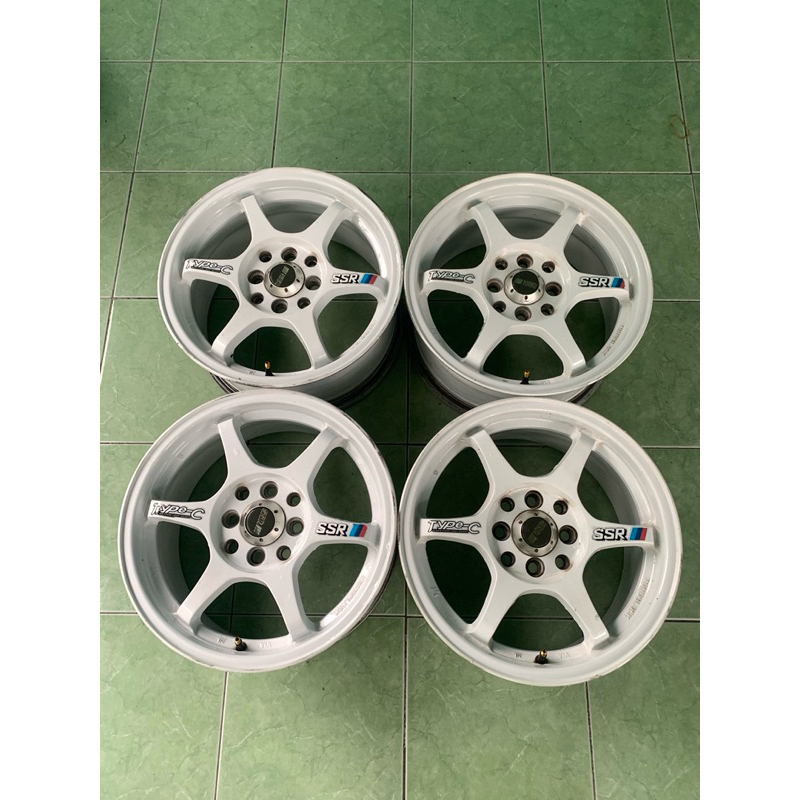 Jual Velg SSR type C ring 15 second white | Shopee Indonesia