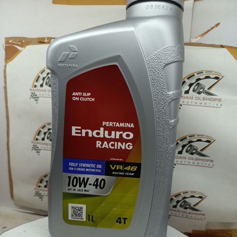 Jual OLI PERTAMINA ENDURO 4T RACING 10W-40 ORIGINAL | Shopee Indonesia