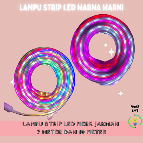 Jual LAMPU STRIP RGB/ LAMPU HIAS/7METR DAN 10 METER/LAMPU STRIP WARNA ...
